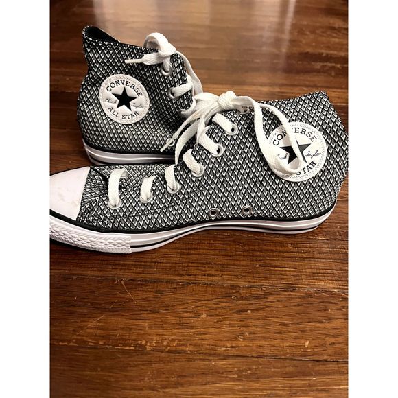 Converse | Shoes | Converse Chuck Taylor All Star Hi Snake Woven Black ...